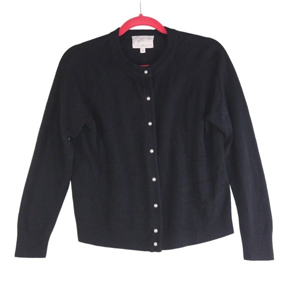 Debbie Morgan | Sweaters | Debbie Morgan Petite Cardigan Black Cozy ...